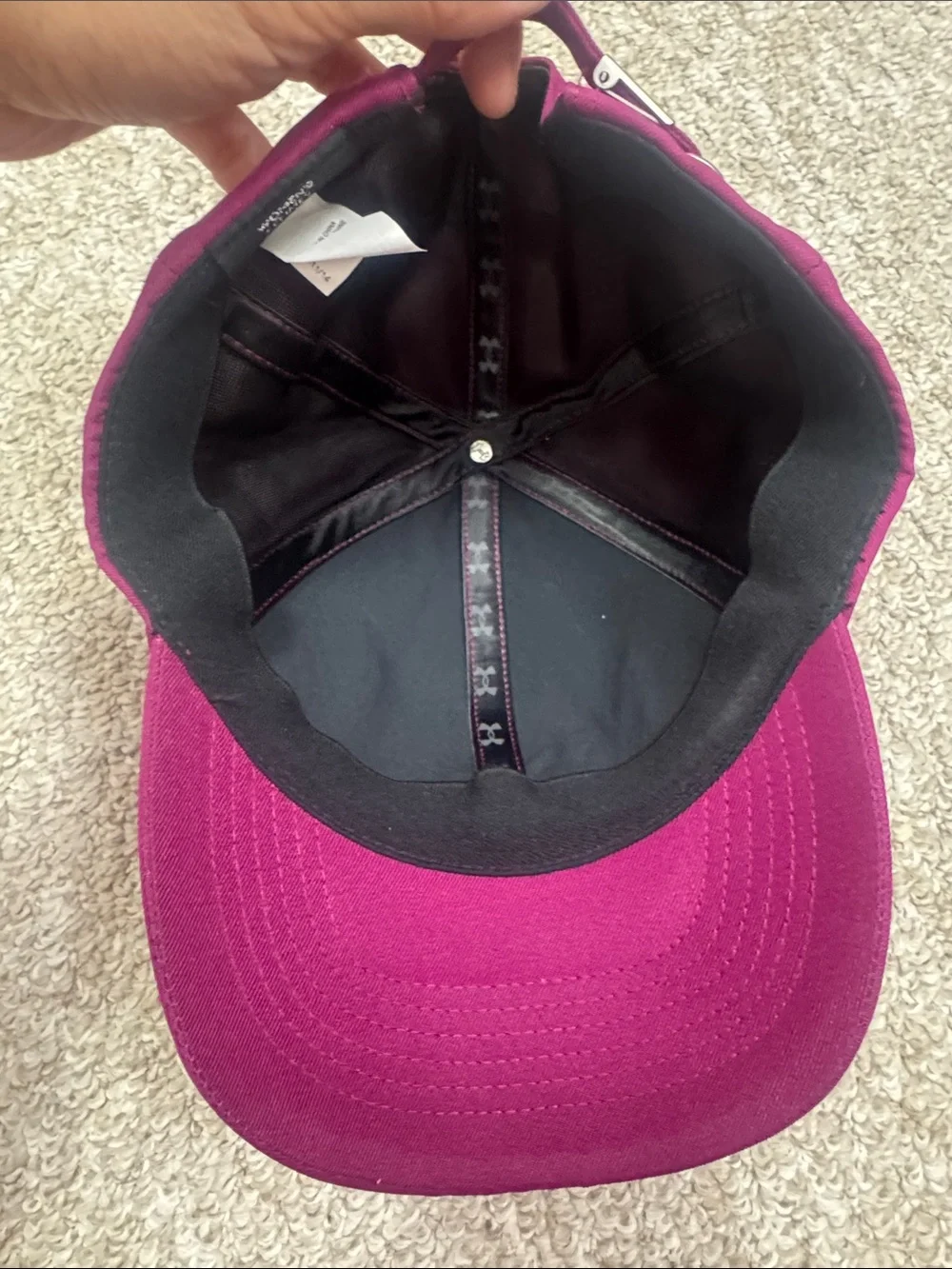 Under Armour | Accessories | Under Armour Kids Plum Cap With Coral Logo ...